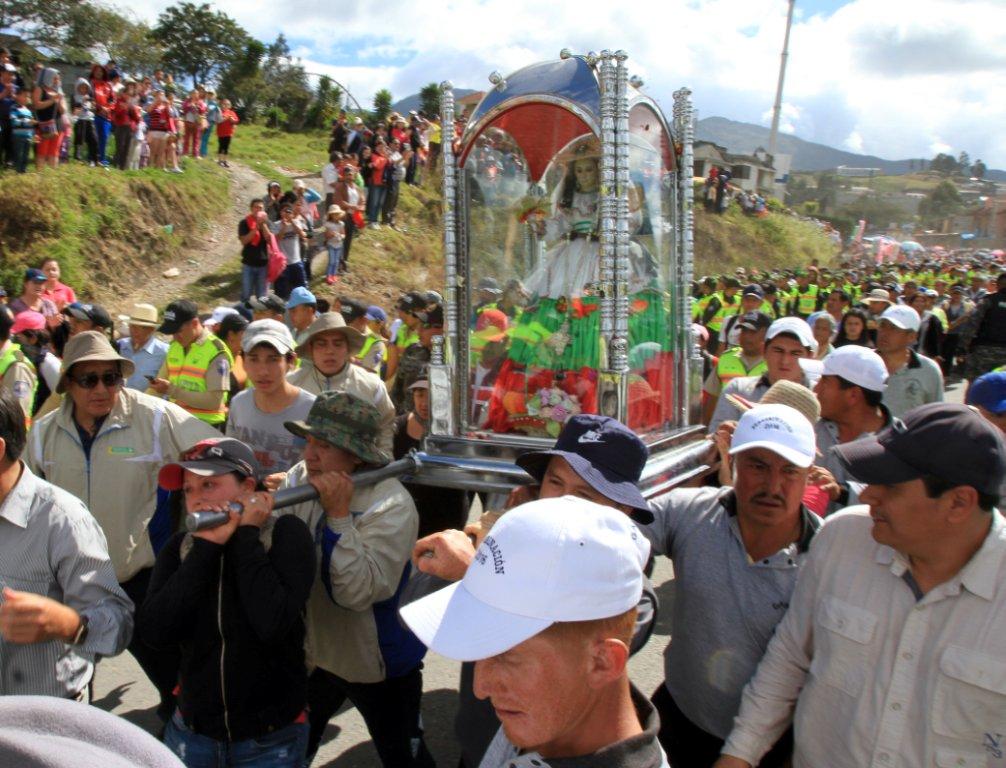 Loja de fiesta por la presencia de la Virgen de El Cisne Patrona del ...